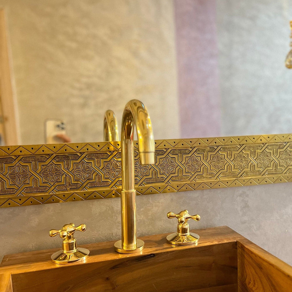 Unlacquered Brass Bathroom Faucets – Brasspure