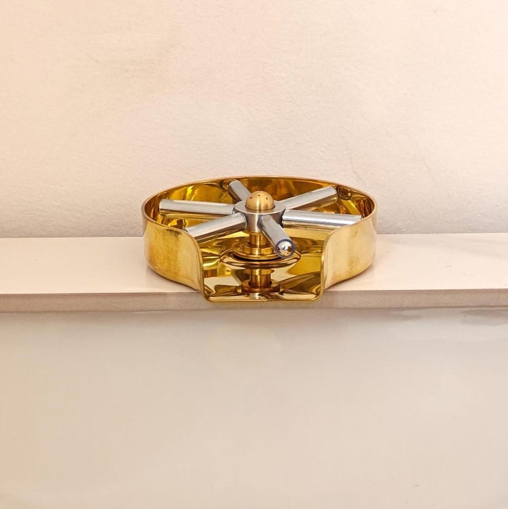 Antique brass glass rinser, Unlacquered Brass Glass Rinser , Brass ...